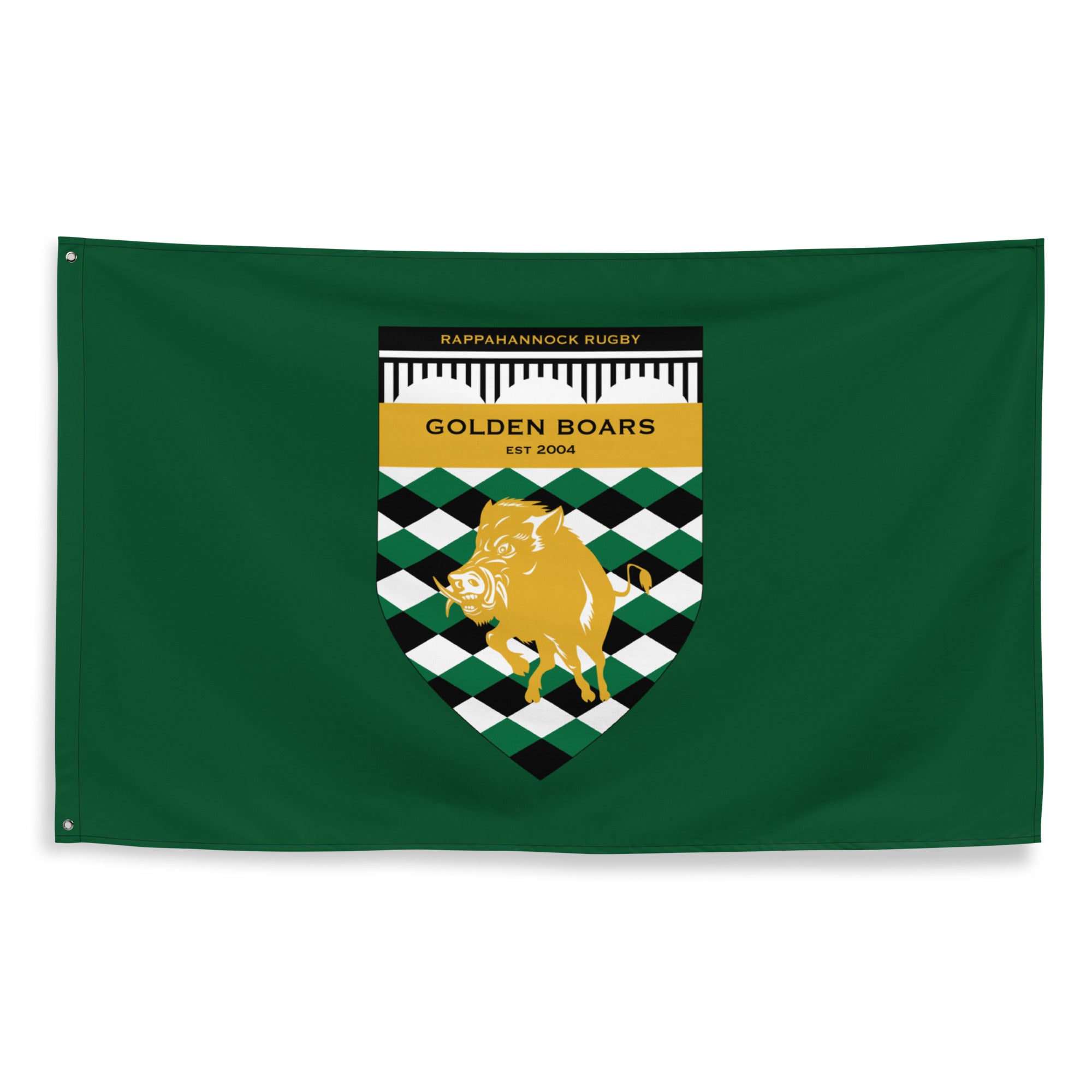 Golden Boars RFC Wall Flag - Rugby Imports