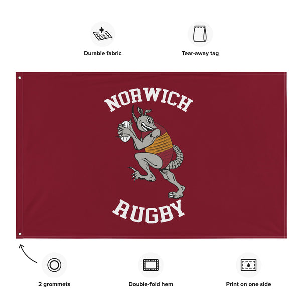 Norwich Rugby Wall Flag - Rugby Imports