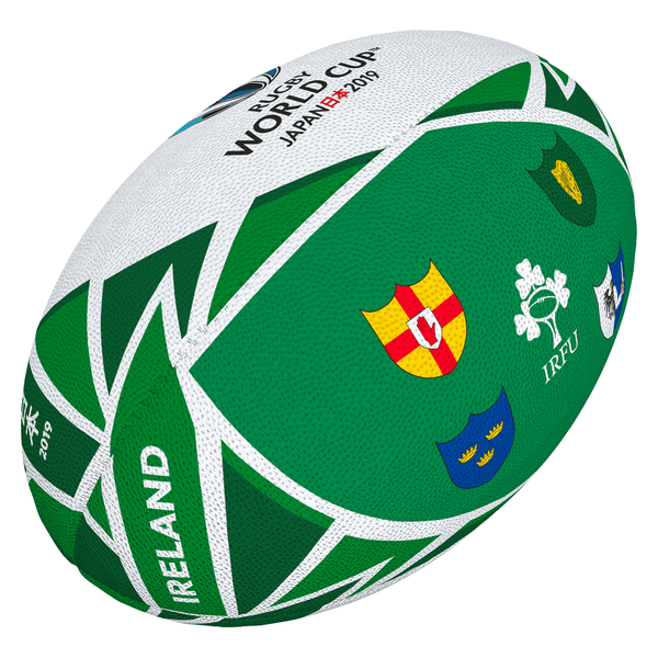 Gilbert Rugby World Cup 2019 Ireland Flag Ball - Rugby Imports