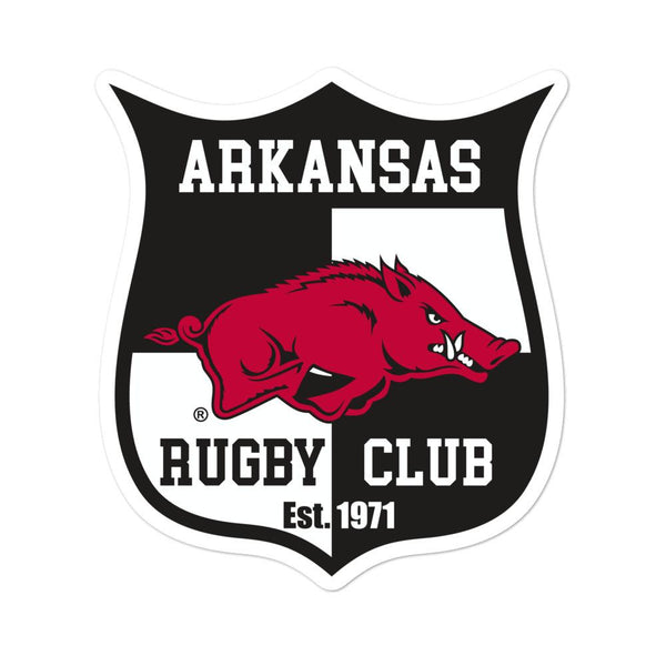 U. of Arkansas Rugby Stickers - Rugby Imports