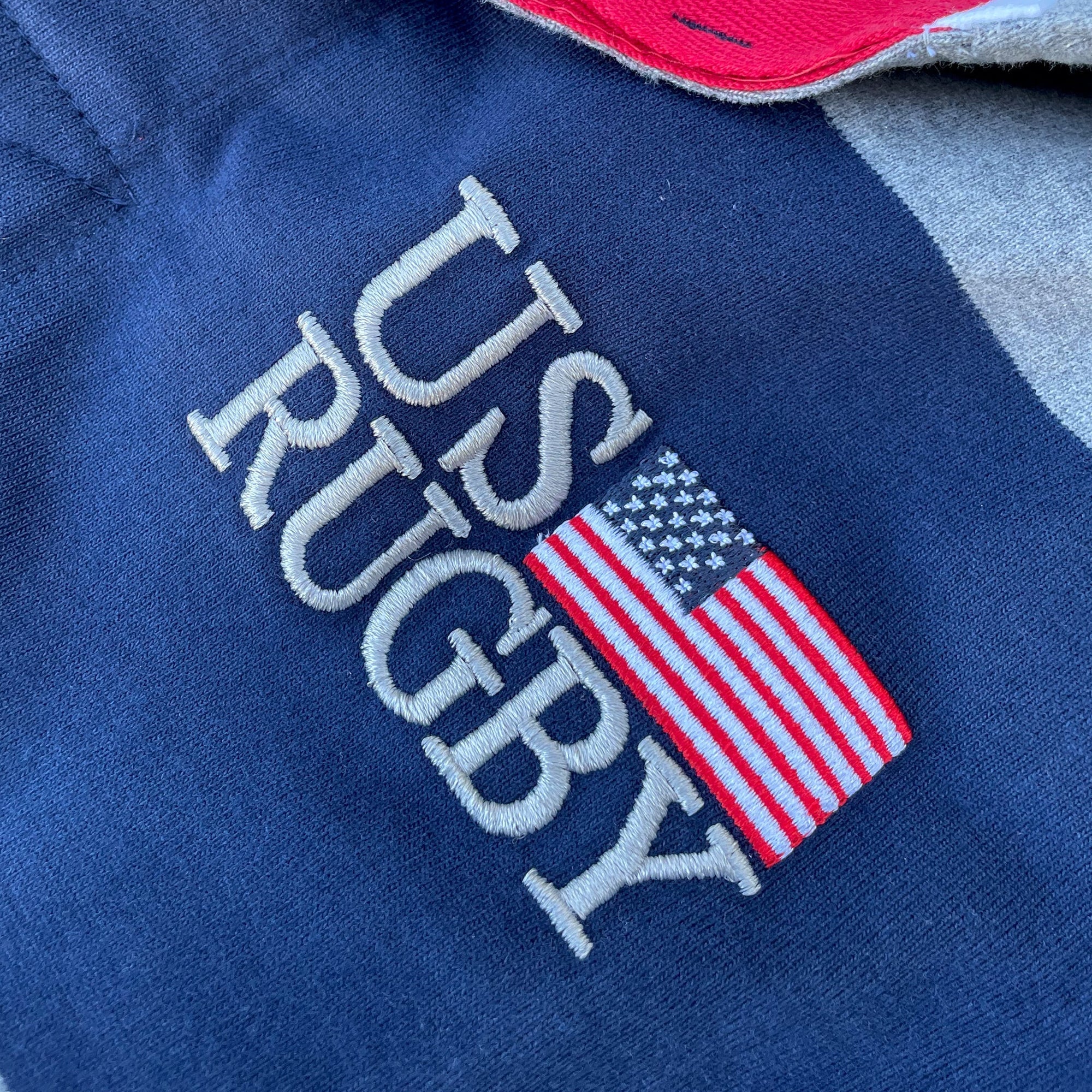 USA Grey Hoops Rugby Jersey - Rugby Imports